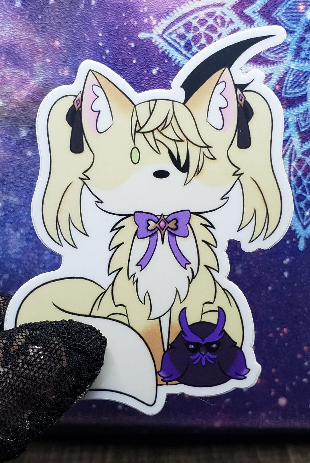 Fischl Sticker Genshin Impact Mondstadt Fox Stickers - Etsy