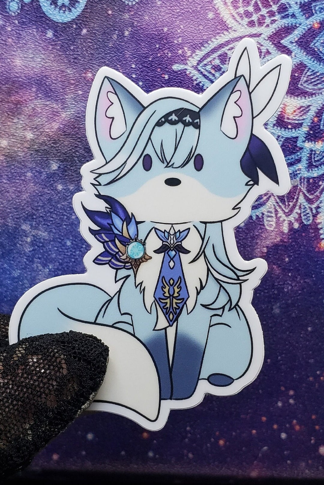 Eula Sticker | Genshin Impact | Mondstadt | Fox Stickers | Cute Kawaii ...
