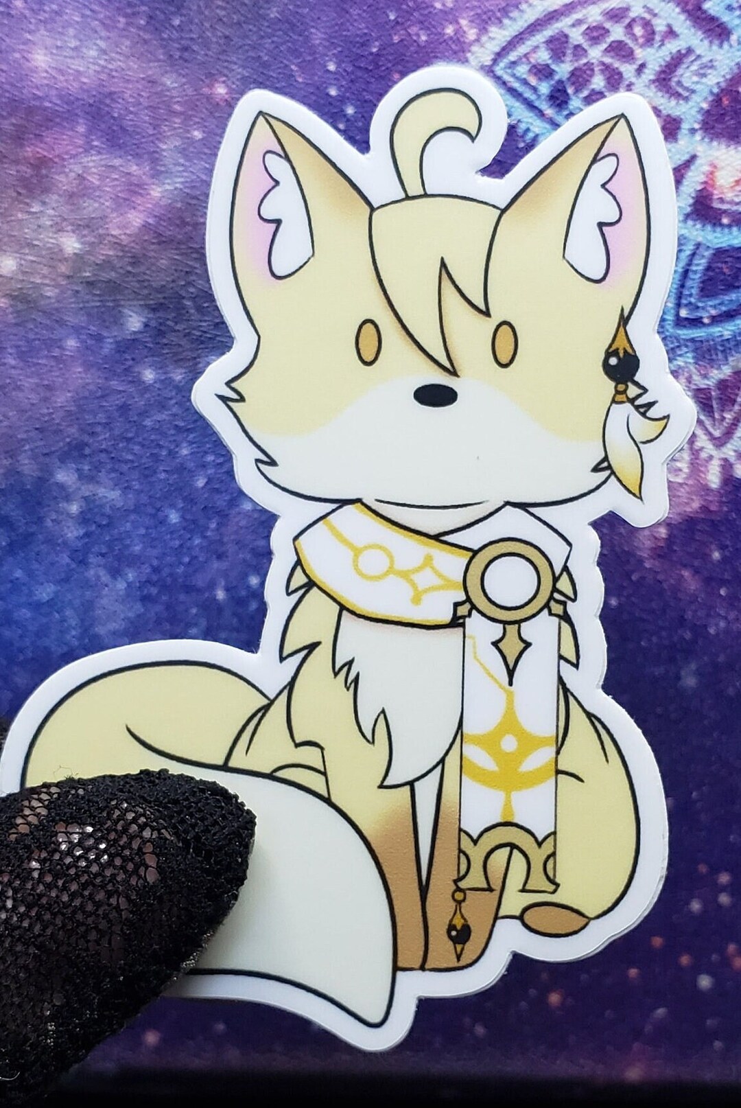 Aether Sticker Genshin Impact Traveler Fox Stickers - Etsy