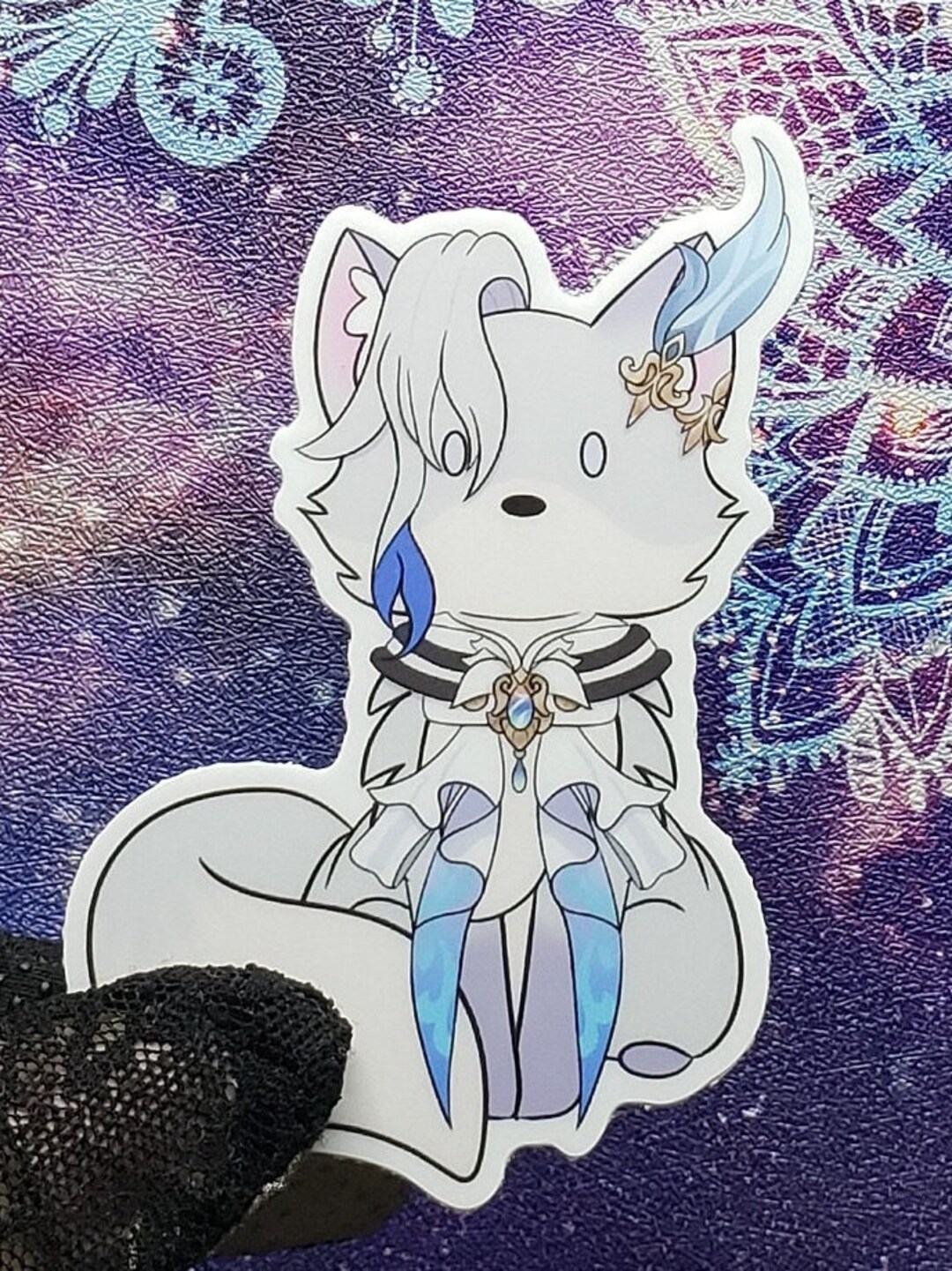 Neuvillette Sticker Genshin Impact Fontaine Fox Stickers - Etsy