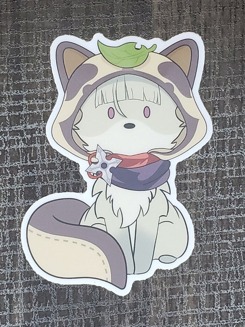 Sayu Sticker Genshin Impact Inazuma Fox Stickers Cute Kawaii Premium ...