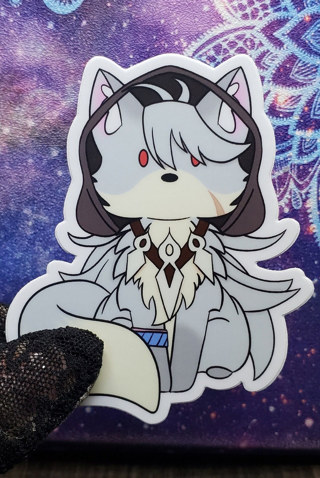 Razor Sticker Genshin Impact Mondstadt Fox Stickers Cute Kawaii Premium ...