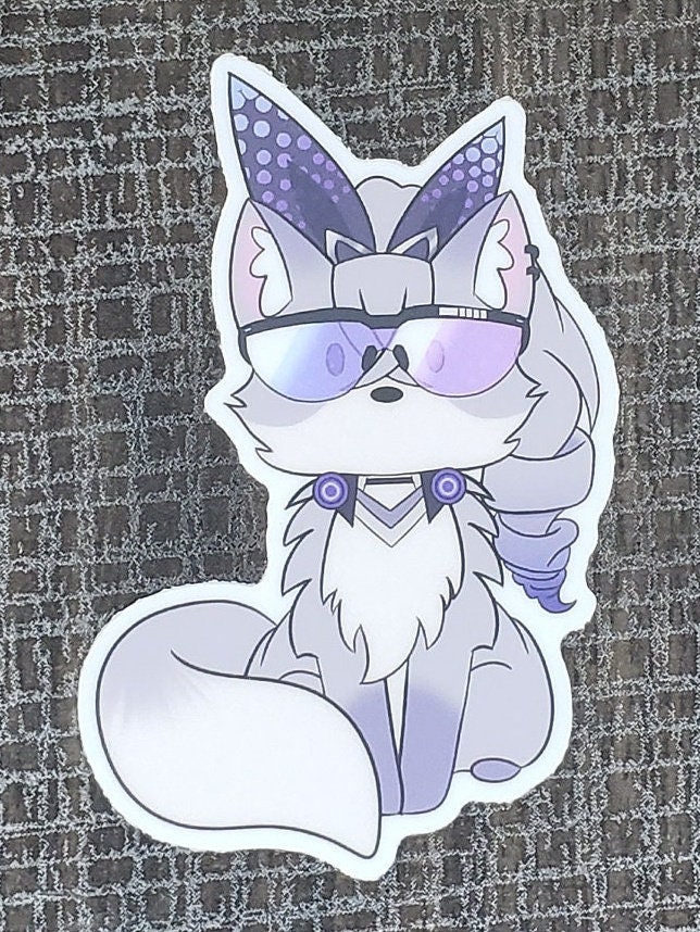 Silver Wolf Sticker Honkai: Star Rail Fox Stickers Cute - Etsy