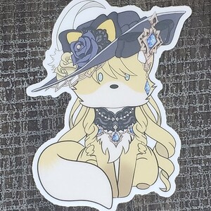 Navia Sticker | Genshin Impact | Fontaine | Fox Stickers | Cute Kawaii ...