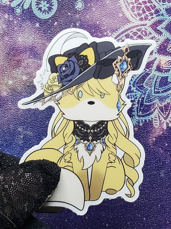 Navia Sticker Genshin Impact Fontaine Fox Stickers - Etsy