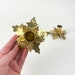 Brass Holly Taper Holders - Etsy