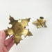 Brass Holly Taper Holders - Etsy