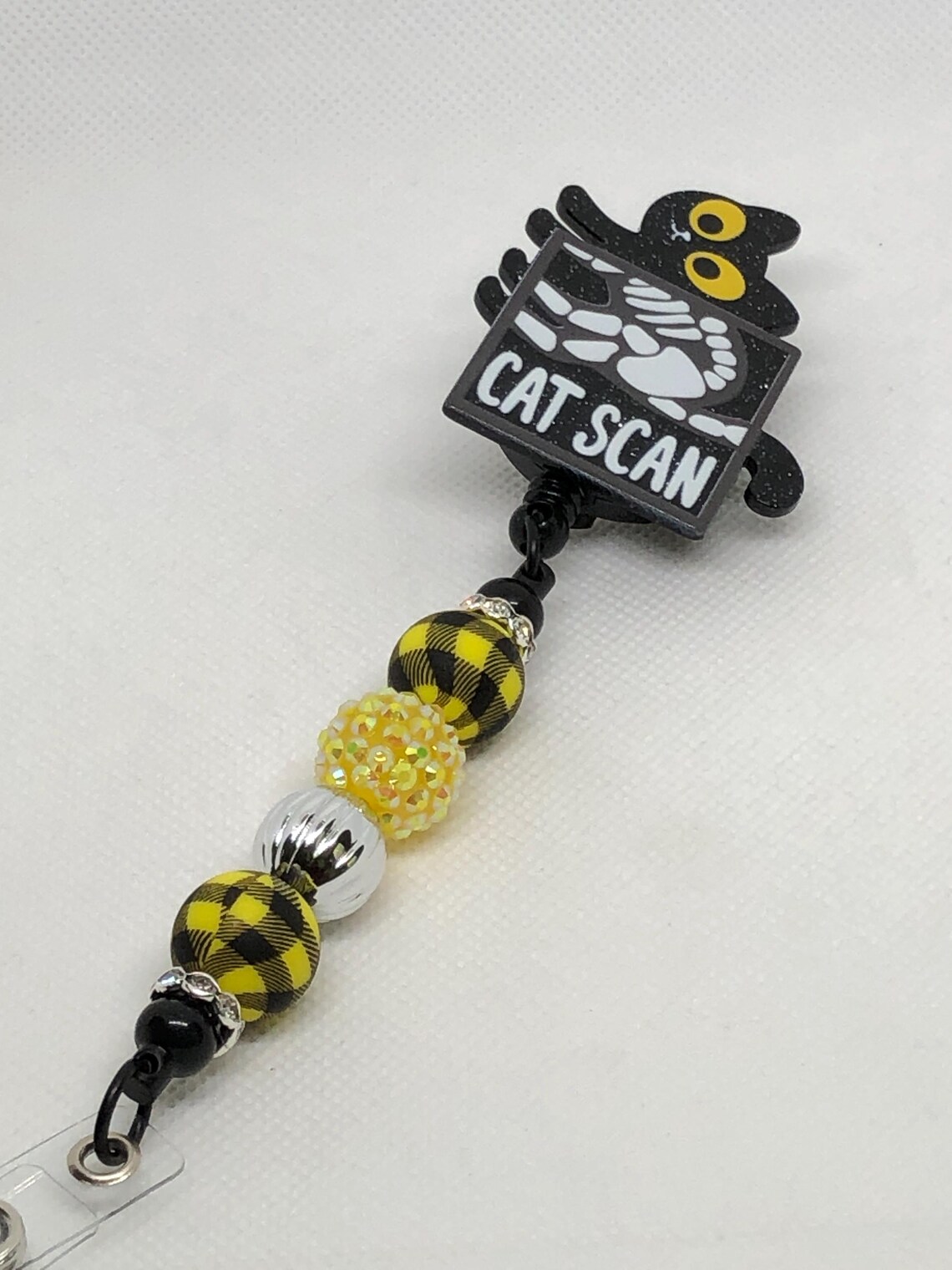 Fancy Beaded Badge Reels for Teachers, Nurses and Social Workers - Etsy