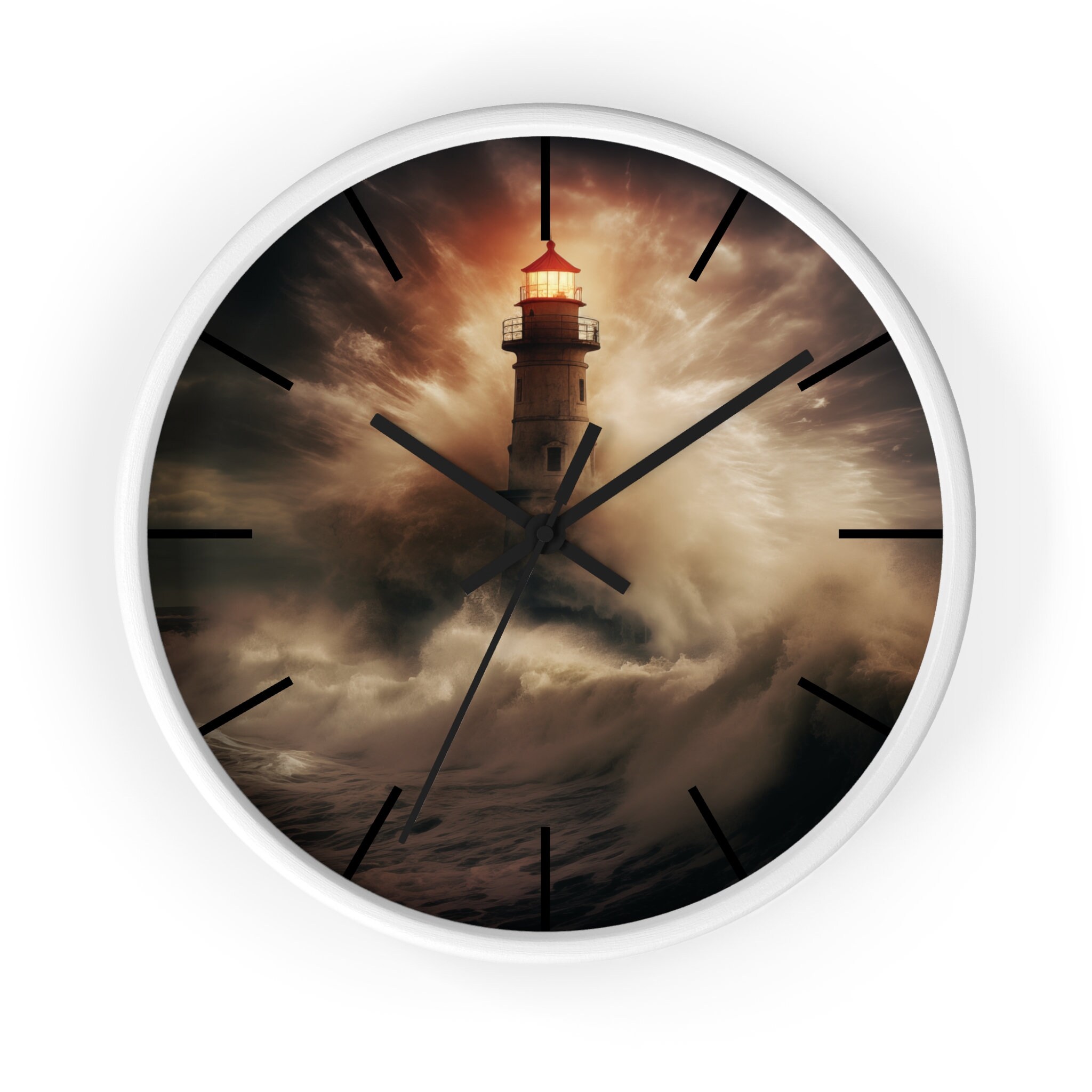 Lighthouse Wall Clock - Etsy