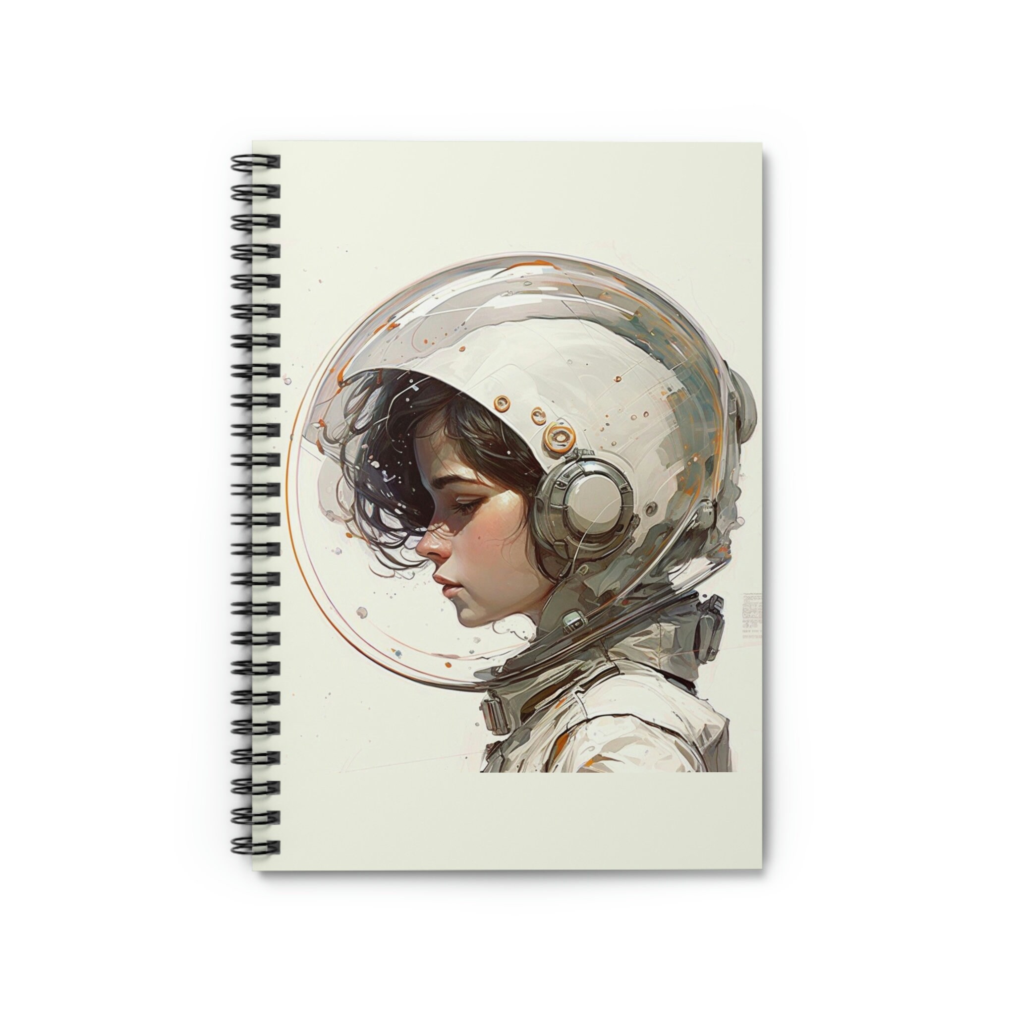 Astronaut Girl Spiral Notebook, Science Notebook for Toddlers With ...