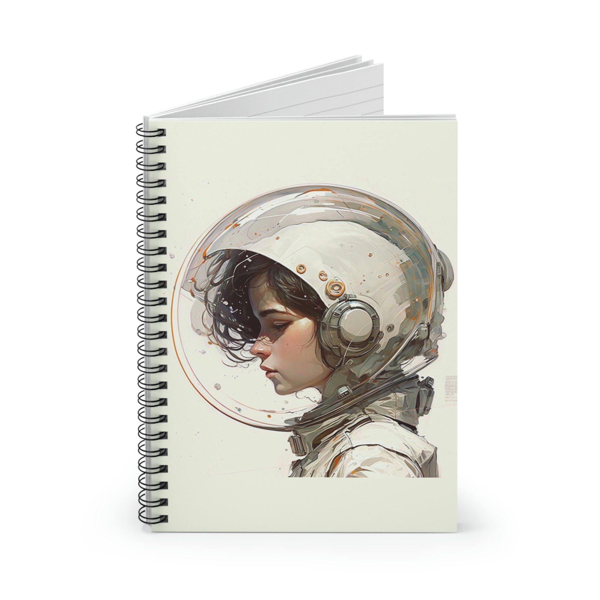Astronaut Girl Spiral Notebook, Science Notebook for Toddlers With ...