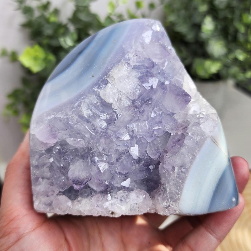 Amethyst Agate Freeform - Etsy