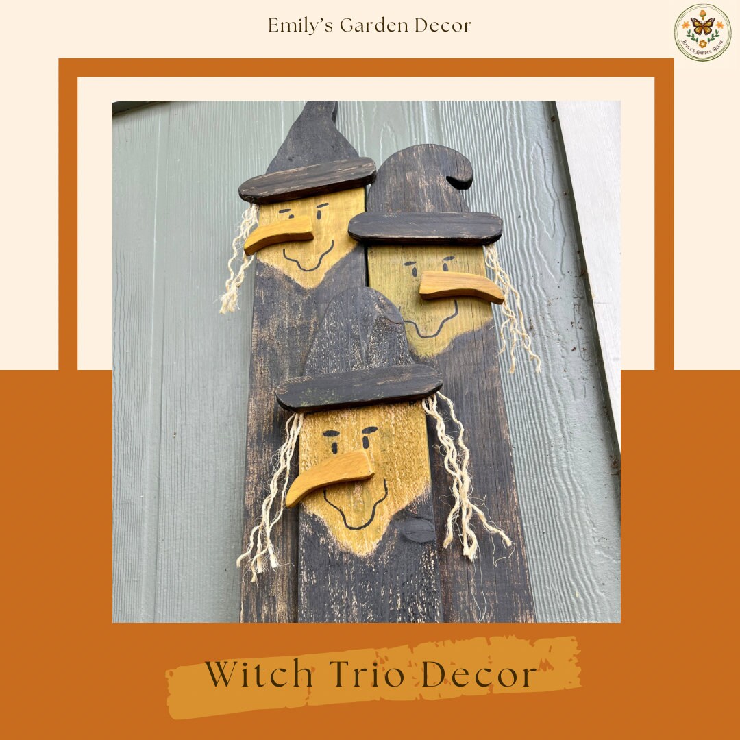Witch Trio Decor - Etsy