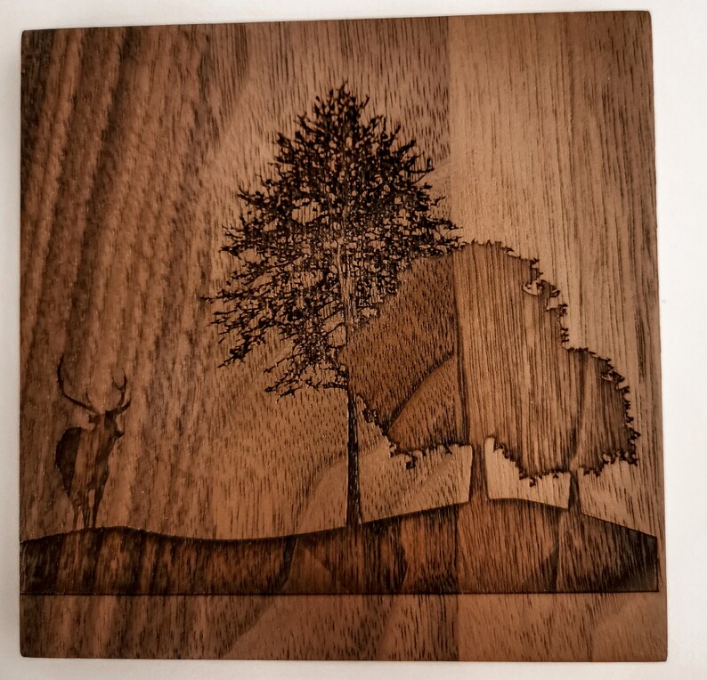 Nature Designs Wood Engraving Patterns for Laser Instant Download ...