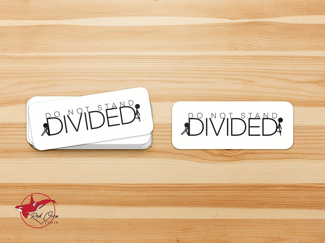 Divided Sticker - Etsy