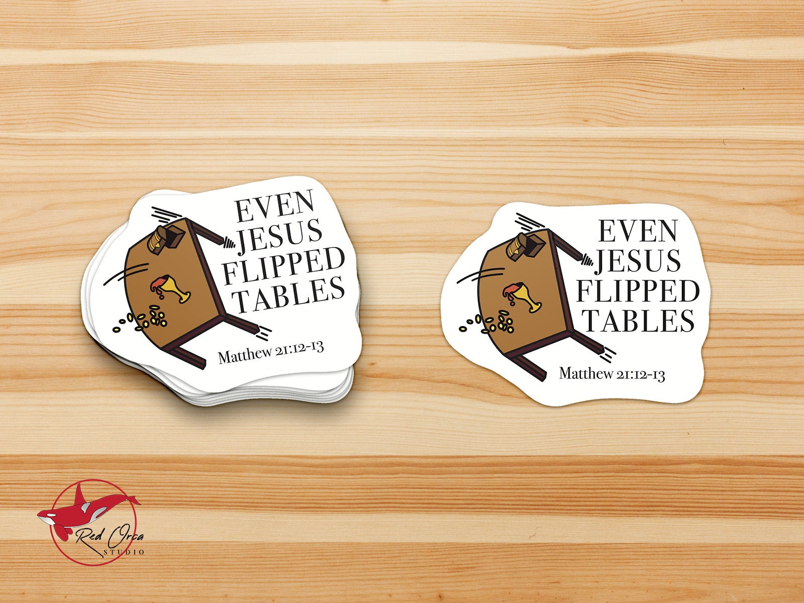 Flipping Tables Sticker - Etsy