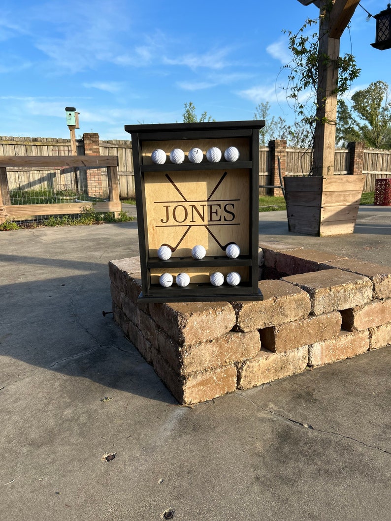 Golf Ball Display Custom Display Personalized Display Gift for Golfers ...