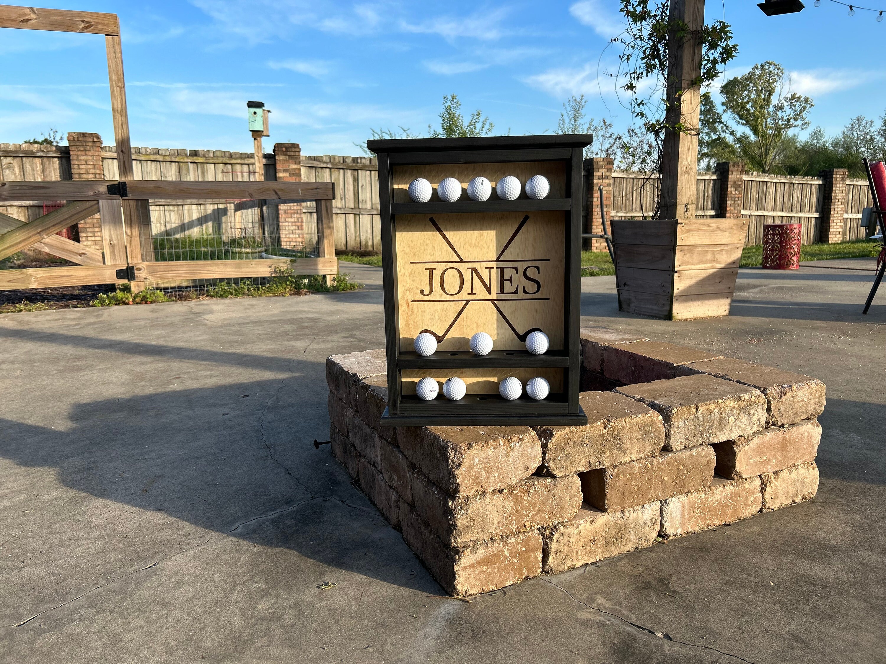 Golf Ball Display Custom Display Personalized Display Gift for Golfers ...