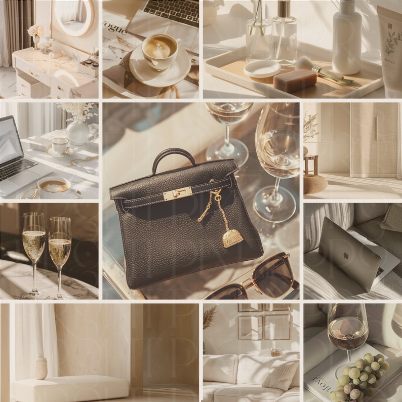 50 Neutral Aesthetic Stock Photos, Social Media Content (digital ...