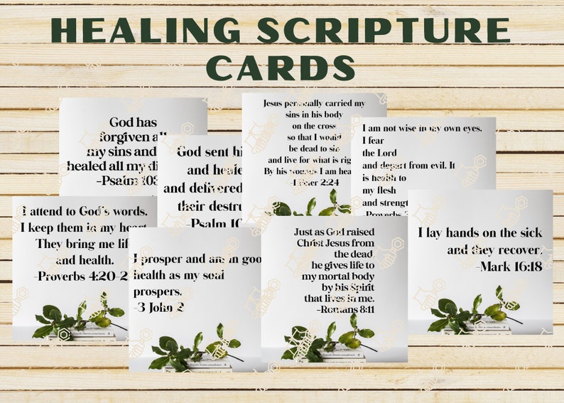 Healing Affirmation Encouragement Cards - Etsy