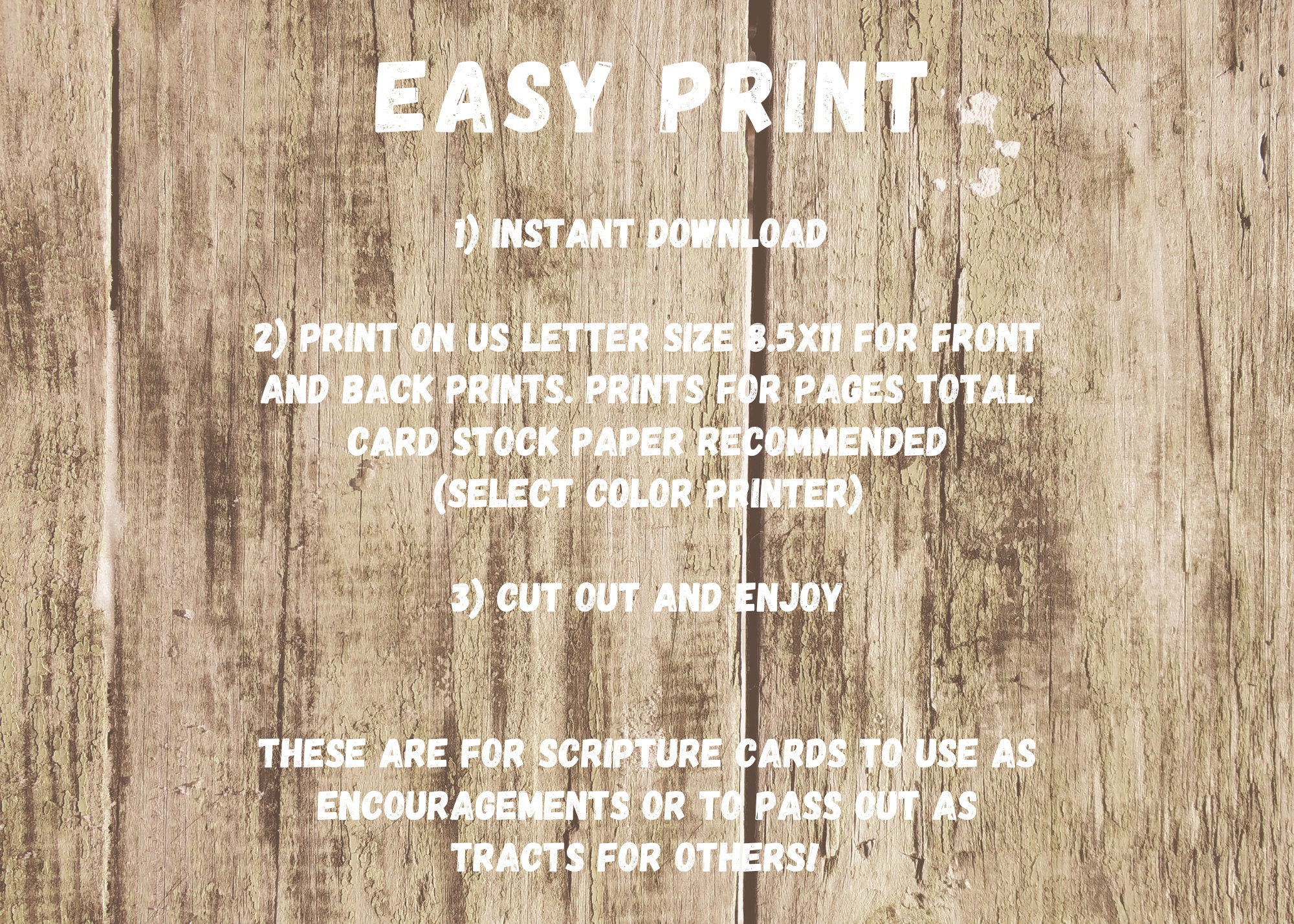 Scripture Gospel Tracts Cards - Etsy