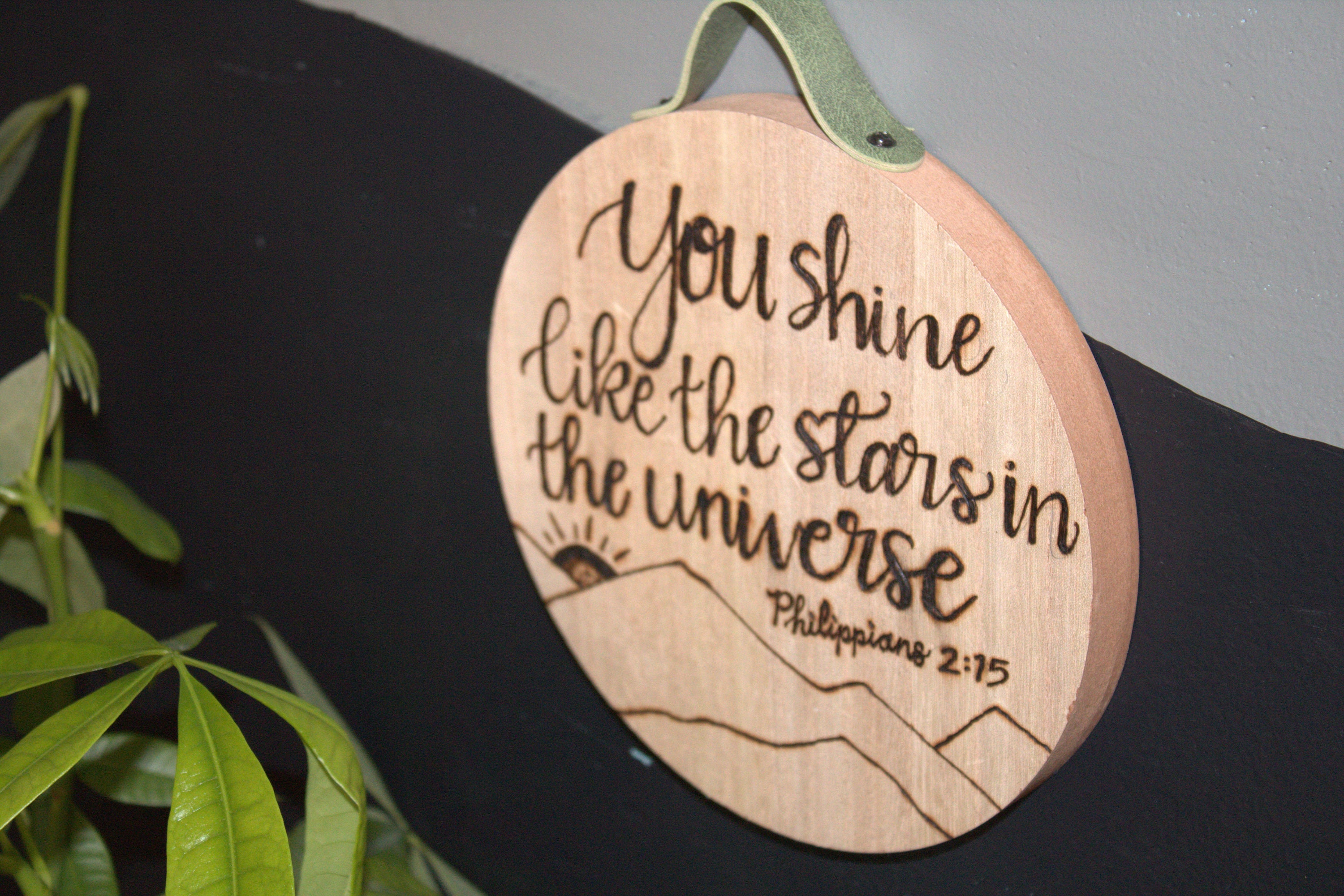 Wood Burned Bible Verse Wall Decor - Etsy