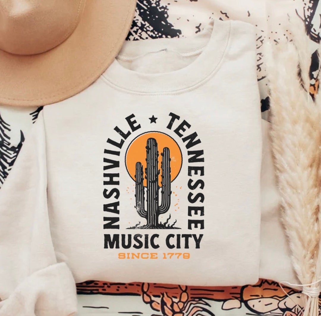 NASHVILLE SWEATER, Country Music Jumper, Western Vibes, Cowboy, Cowgirl ...