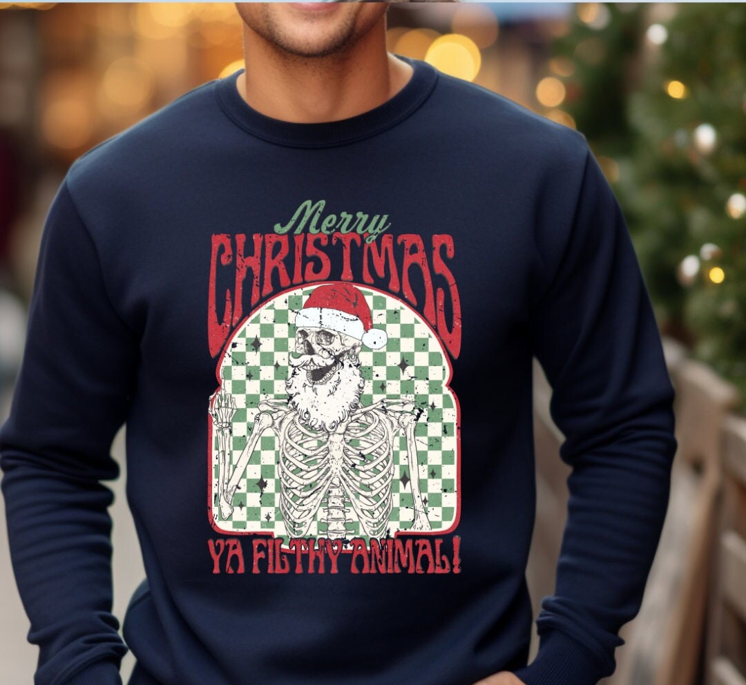 MERRY CHRISTMAS YA Filthy Animal Sweater, Christmas Jumper, Rude ...