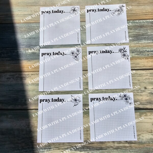 Prayer Sticky Notes - Etsy