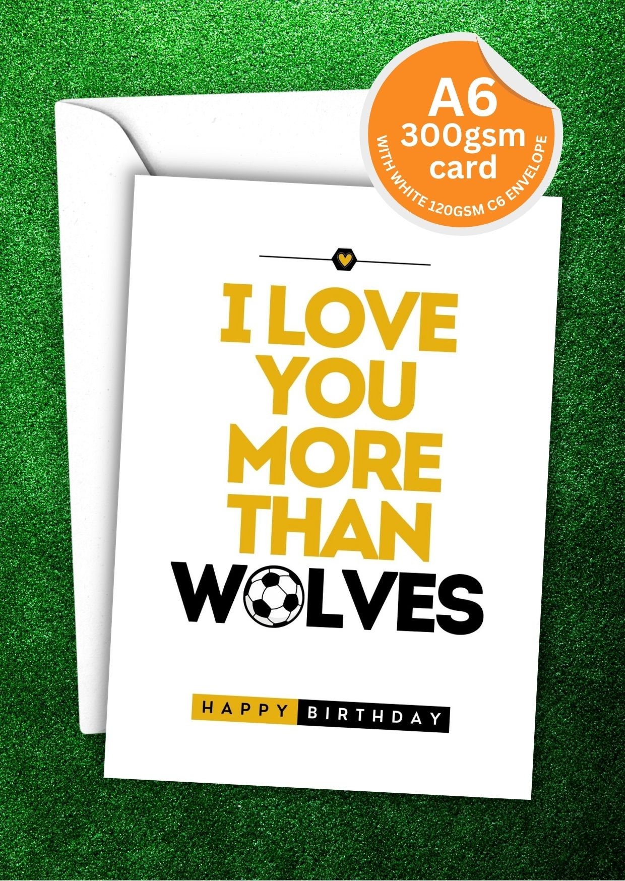 Wolverhampton Wanderers Football Club Birthday Card choose From 6 ...