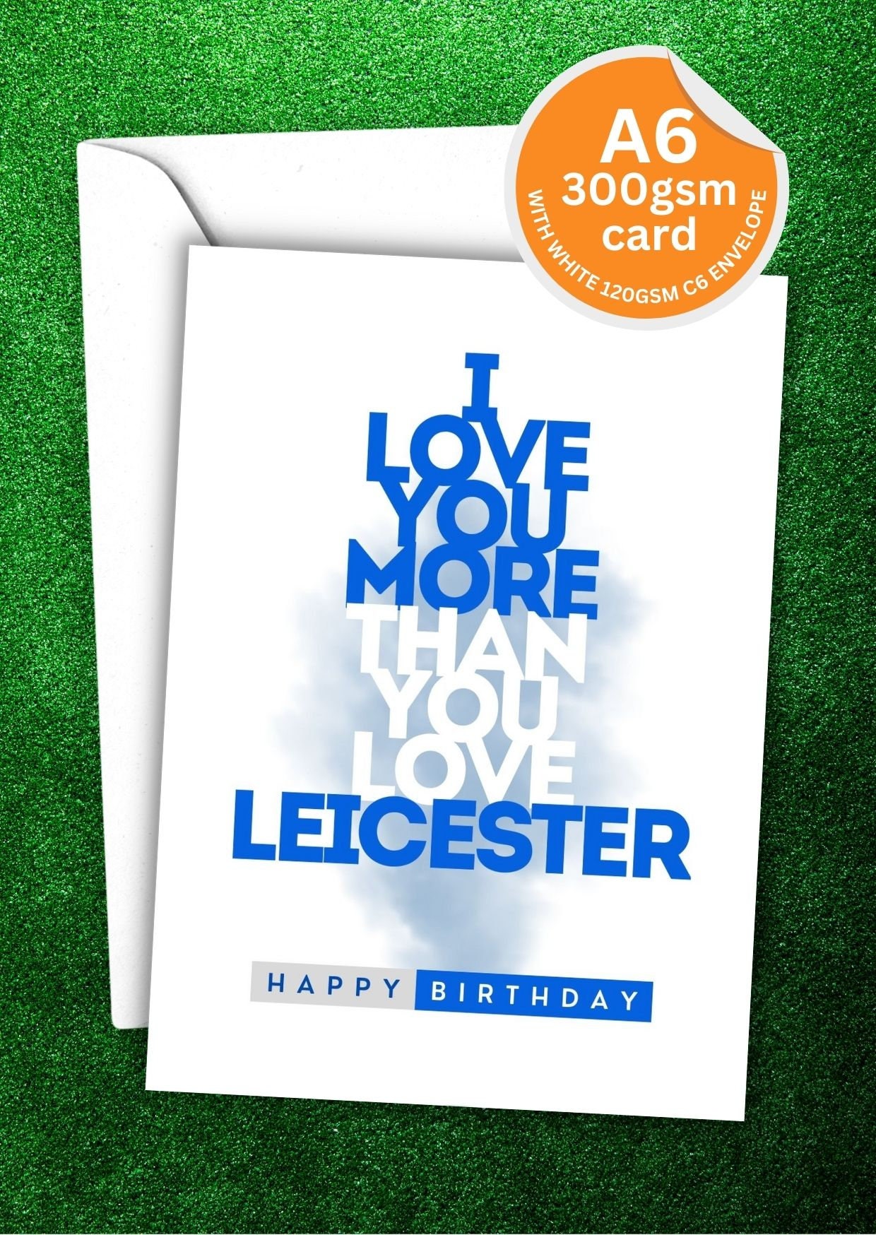Leicester City Football Club Birthday Card choose From 6 Designs ...
