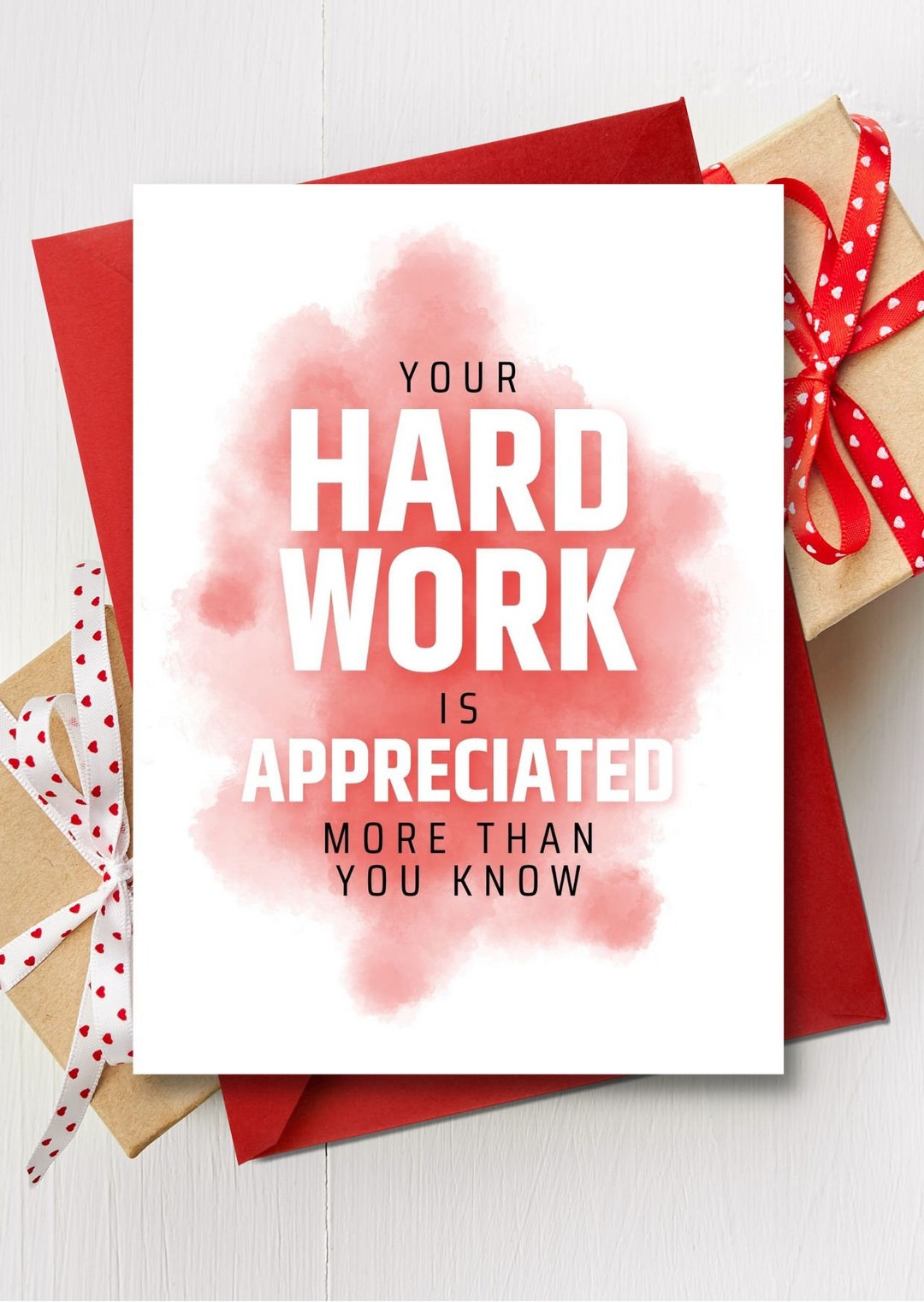 Work/staff Appreciation Day Greeting Card, Your Hard Work is ...
