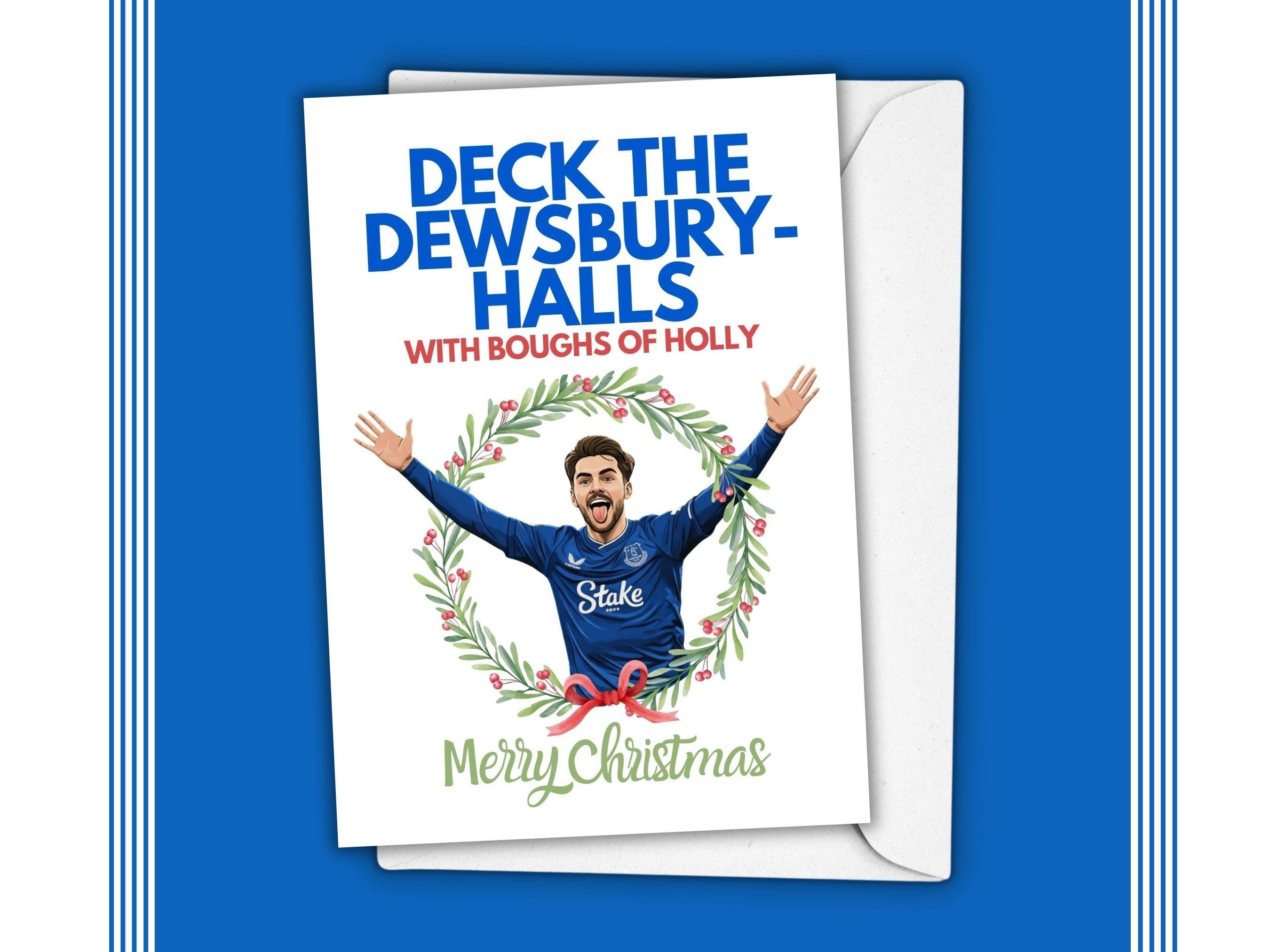 Everton CHRISTMAS Cards | A6 Cards | Choose From 9 Unique & Exclusive ...