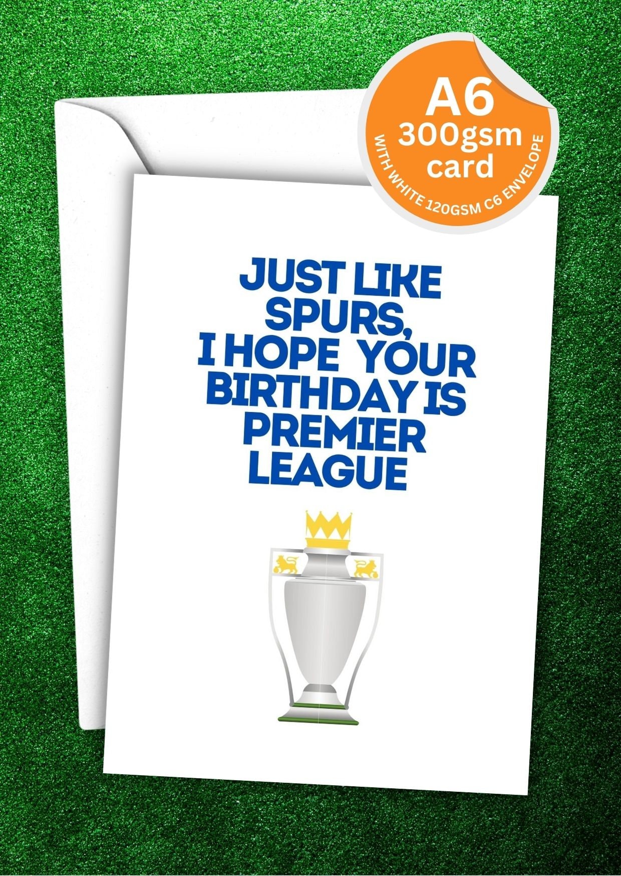 Tottenham Hotspur Football Club Birthday Card choose From 6 - Etsy