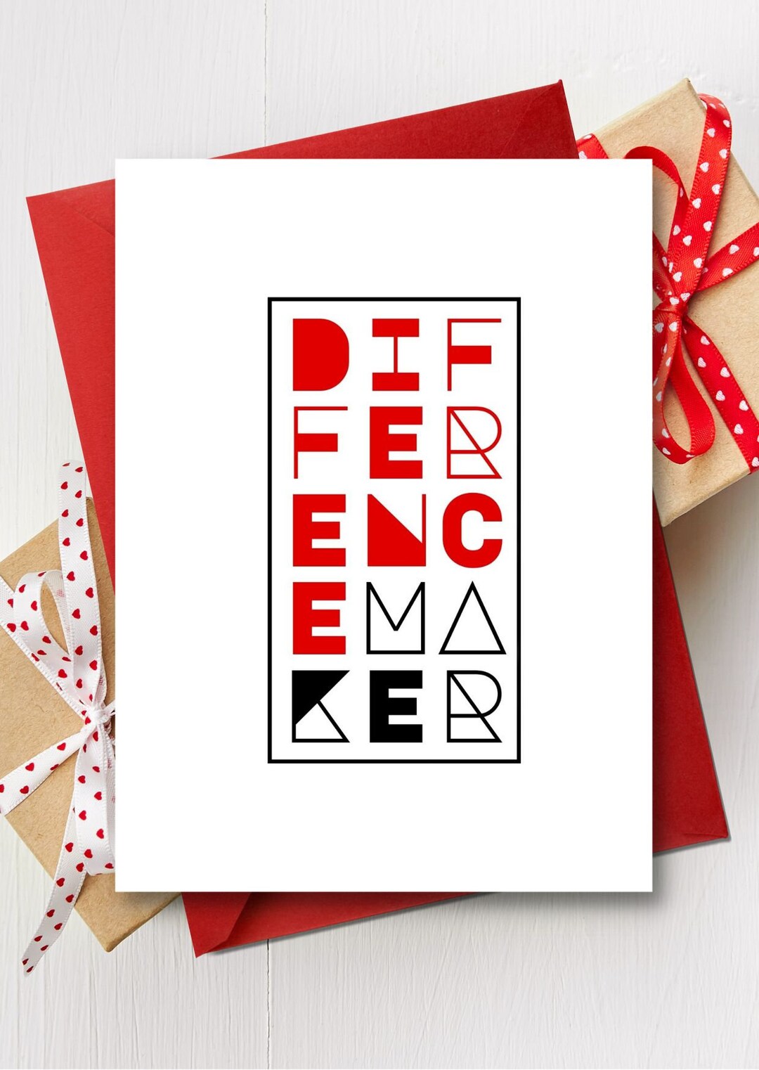 Thank You / Appreciation, Greeting / Gift Card, Difference Maker! - Etsy