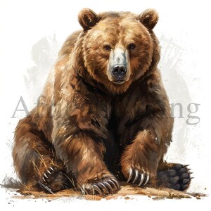 Old Fashioned Bear Clipart | 10 High Quality Jpgs | Digital Download ...