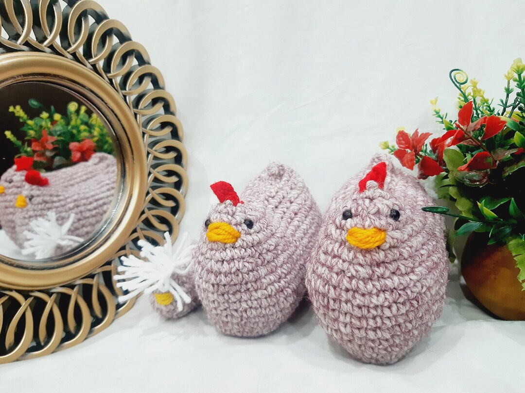 Mabel Chicken Crochet Pattern Crochet Chicken Bundle Amigurumi Chicken ...