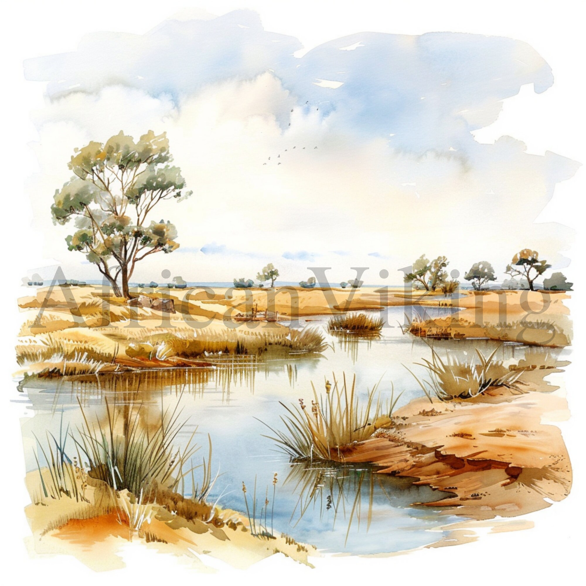 Country Ponds Clipart | 10 High Quality Jpgs | Digital Download ...