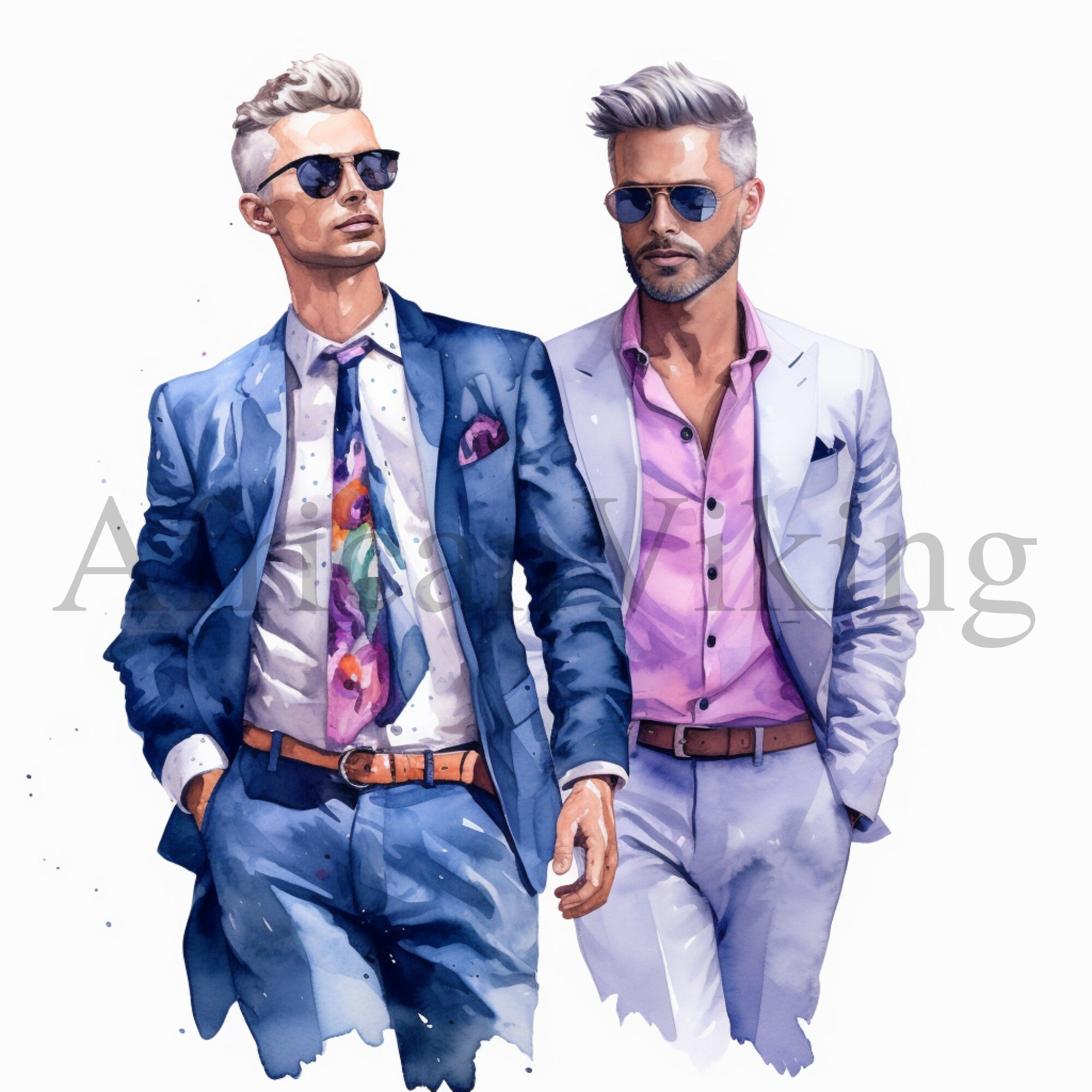 Mens Fashion Clipart 10 High Quality Jpgs Digital Download Man Clipart ...