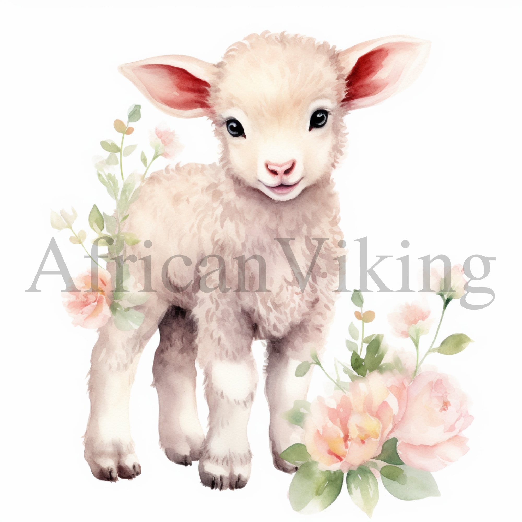Lamb Clipart 10 High Quality Jpgs Digital Download Card Making Mixed ...