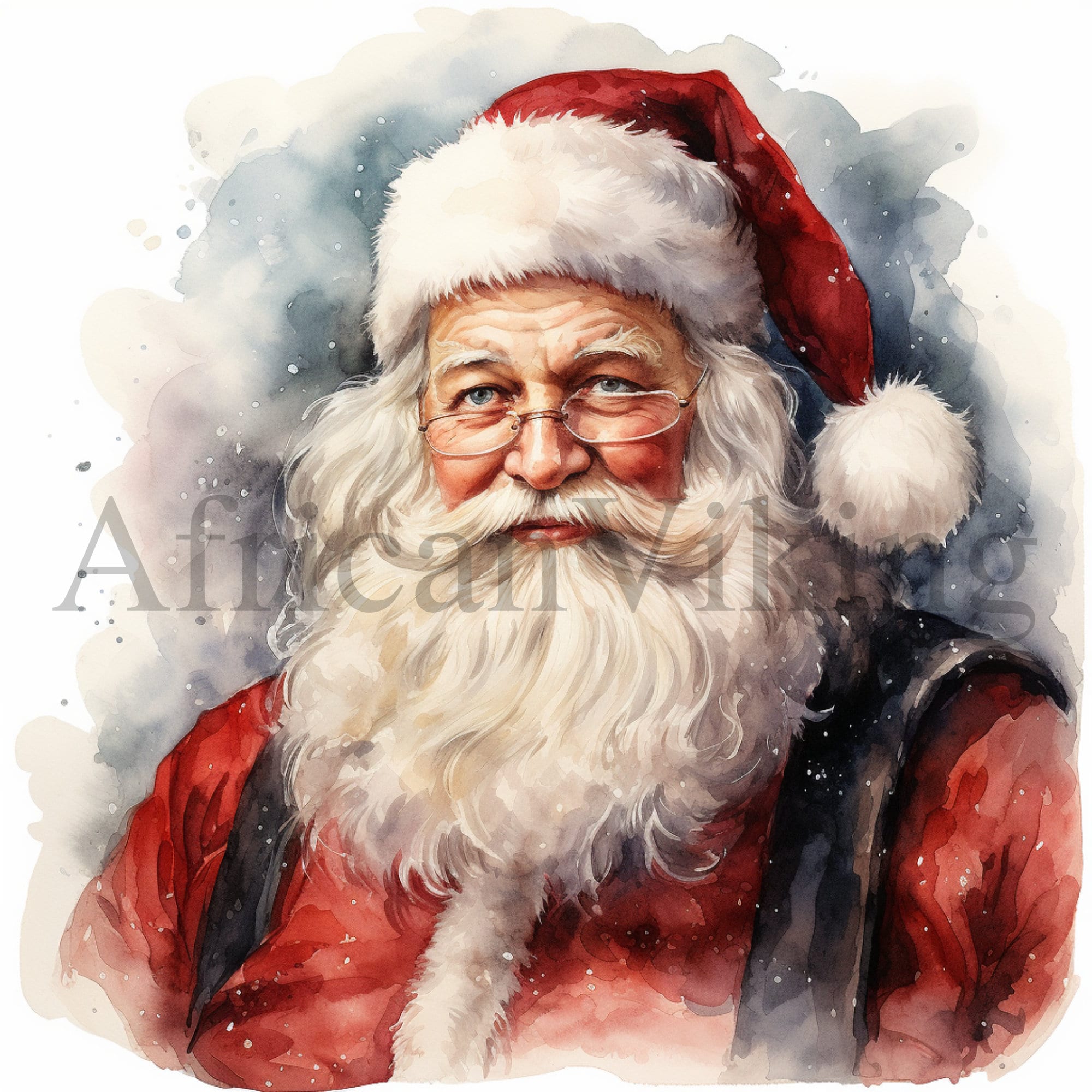 Old Fashioned Santa Clipart 10 High Quality Jpgs Digital Download Santa ...