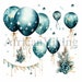 New Year Party Clipart | 10 High Quality Jpgs | Digital Download | Card ...