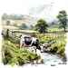 Watercolor Countryside Animals Clipart | 10 High Quality Jpgs | Digital ...