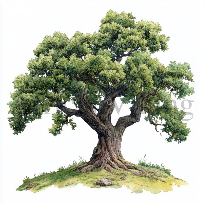 Oak Tree Banner - Etsy