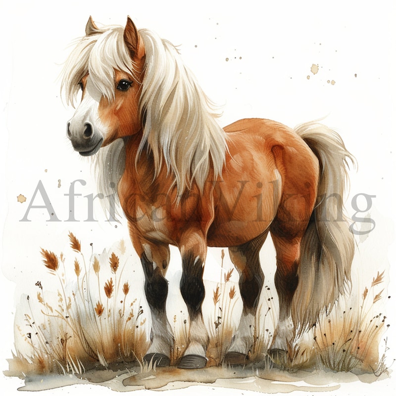 Pony Print for Nursery - Etsy