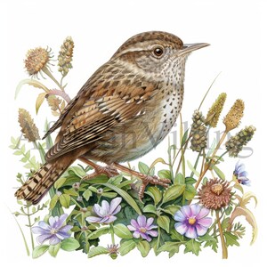 Wren Clipart | 10 High Quality Jpgs | Digital Download | Card Making ...