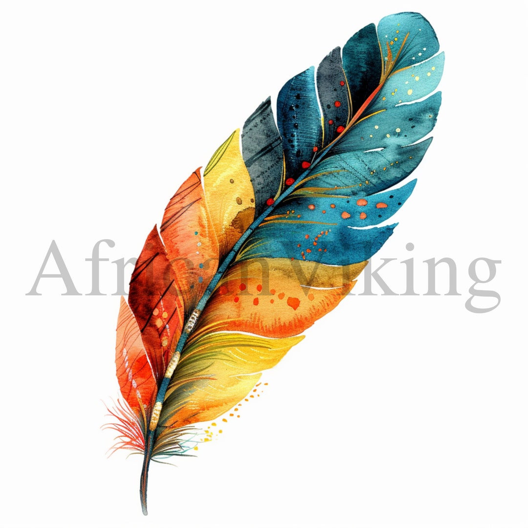 Feathers Clipart | 10 High Quality Jpgs | Digital Download | Nursery ...