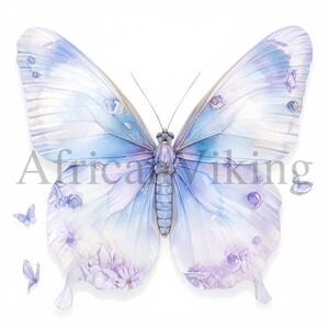 Whimsical Butterflies Clipart | 10 High Quality Jpgs | Digital Download ...