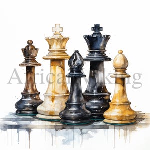 Chess Clipart | 10 High Quality Jpgs | Instant Digital Download ...