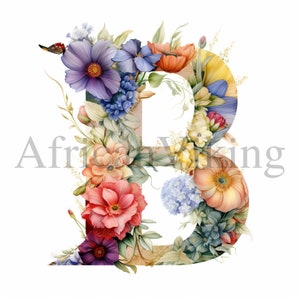 Letter B Clipart | 10 High Quality Jpgs | Nursery Art | Instant Digital ...